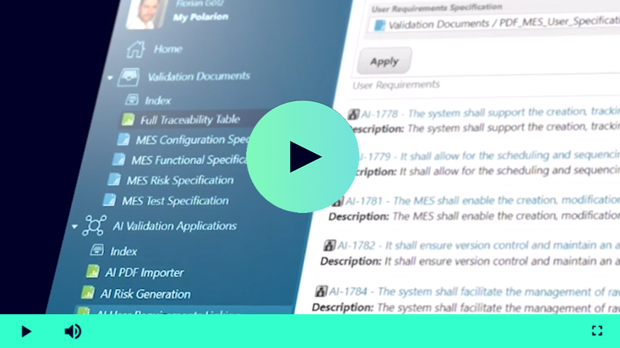 AI for Polarion - Industrial artificial intelligence for SIEMENS Polarion